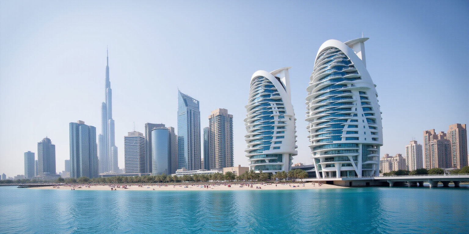 Dubai's Wave Towers: Luxury Living on Rolling Skyscrapers
